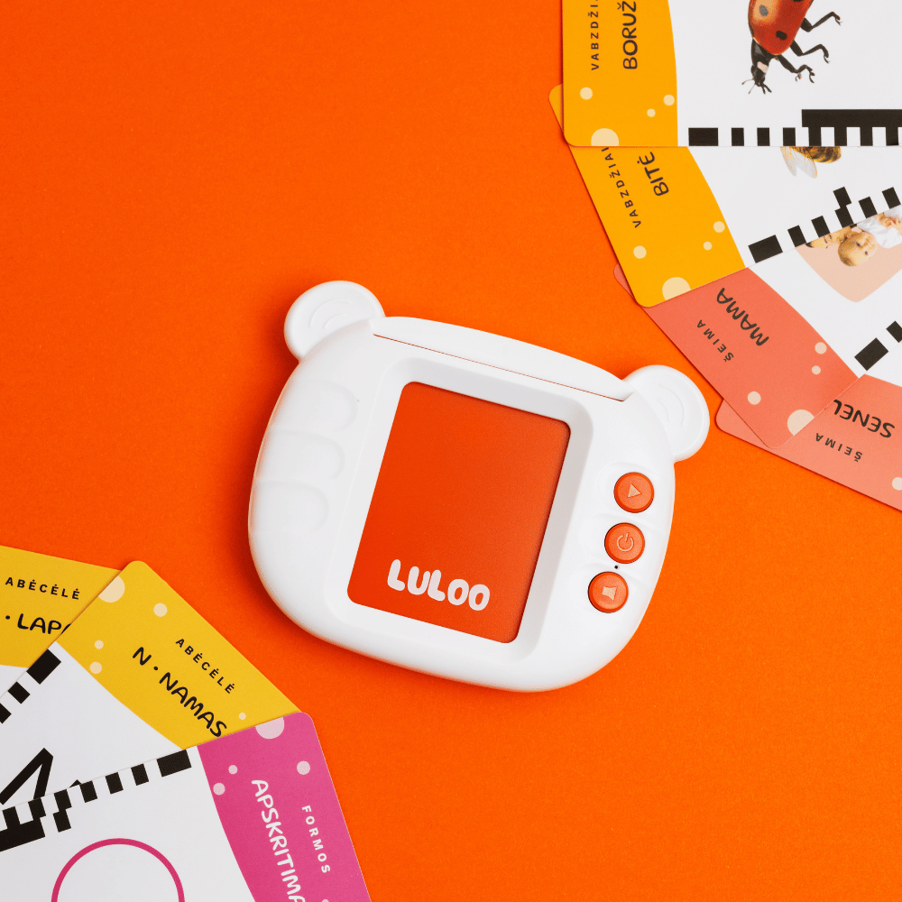 Luloo - Įgarsintos Lavinamosios Kortelės Vaikams | Kalbos Lavinimui